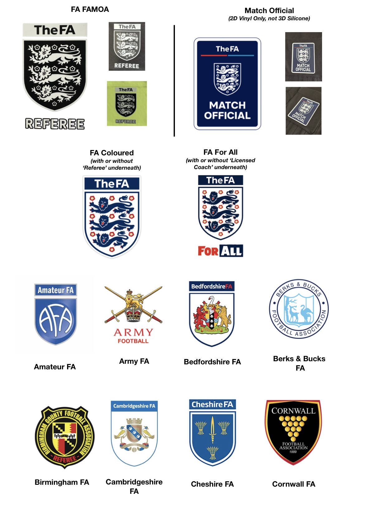 Badges | The Referee Shop